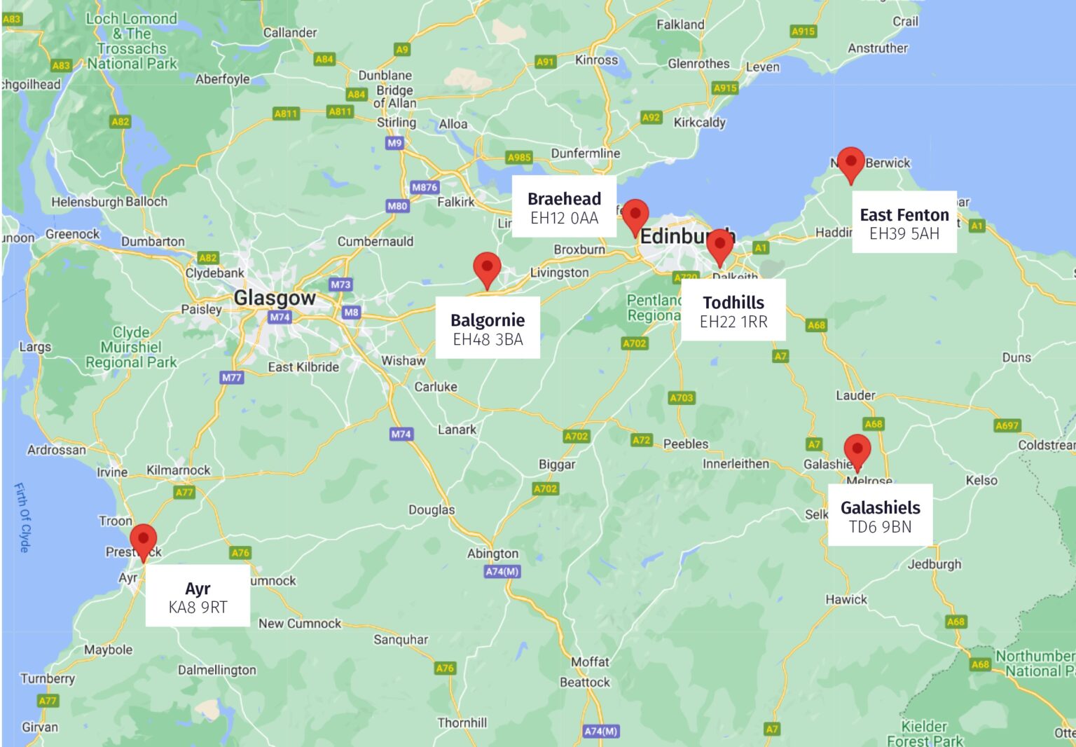 Our Sites | Forth Resource Management Ltd